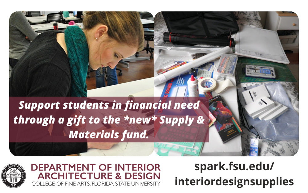 Supply Fund for Interior Design Students in Need | SPARK FSU